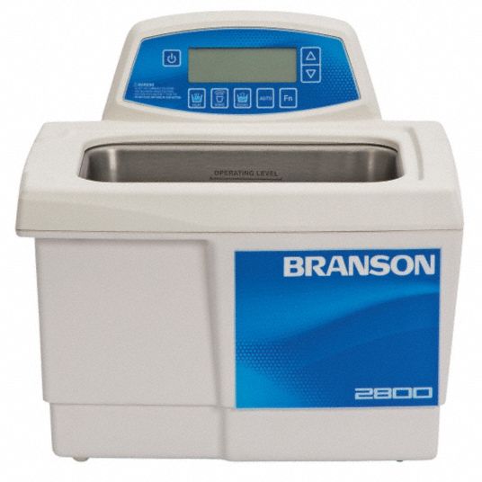 BRANSON, 0.75 gal Tank Capacity, Degas/Heat/Sweep, Ultrasonic Cleaner ...