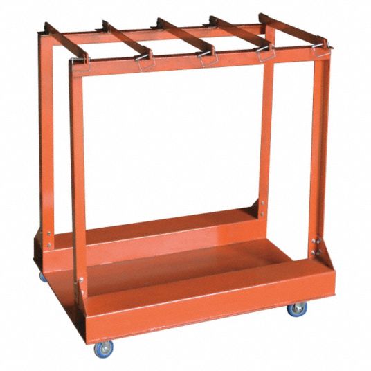 8 Cylinders, 9 in Compatible Cylinder Dia, Forklift Cylinder Caddy ...