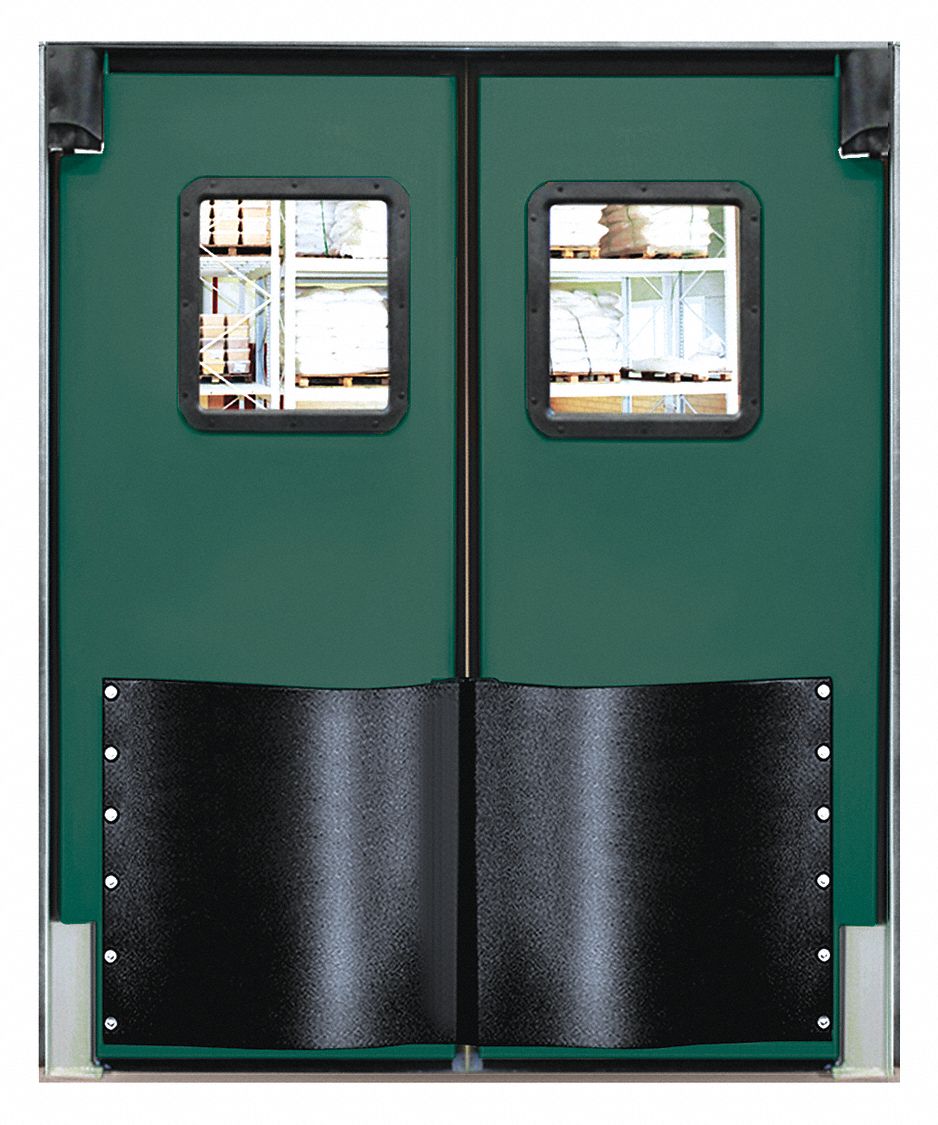Polyethylene, 2 Doors, Swinging Door - 39K151|6096RDJAD - Grainger