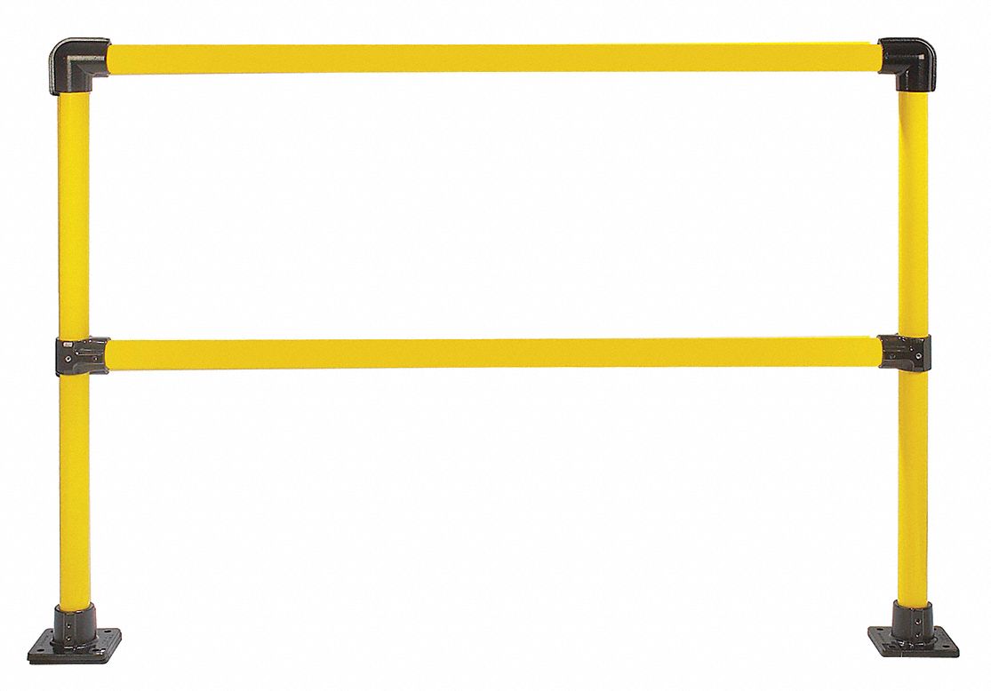 HOLLAENDER, Toe Board Not Included, 5 in x 5 in, Handrail Section ...