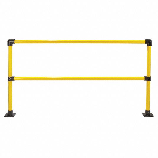 HOLLAENDER, Toe Board Not Included, 5 in x 5 in, Handrail Section ...