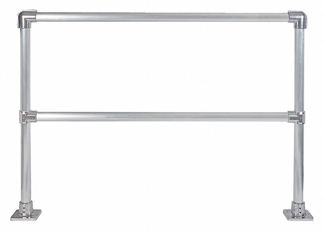 HOLLAENDER, Toe Board Not Included, 5 in x 5 in, Handrail Section ...