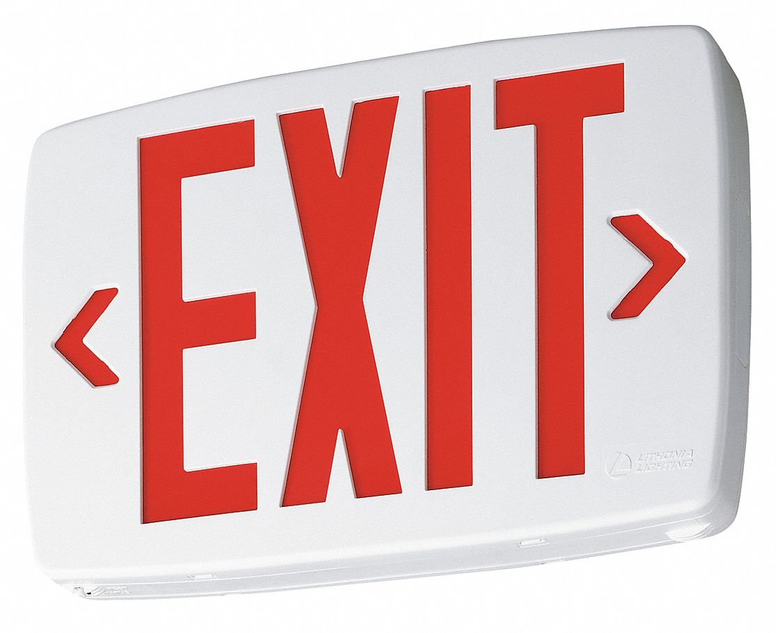 Exit Sign With Battery Backup Grainger