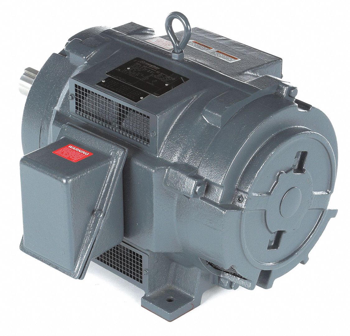15 HP Oil Well Pumping Motor, 3-Phase, 1140 Nameplate RPM, 230/460/796 ...
