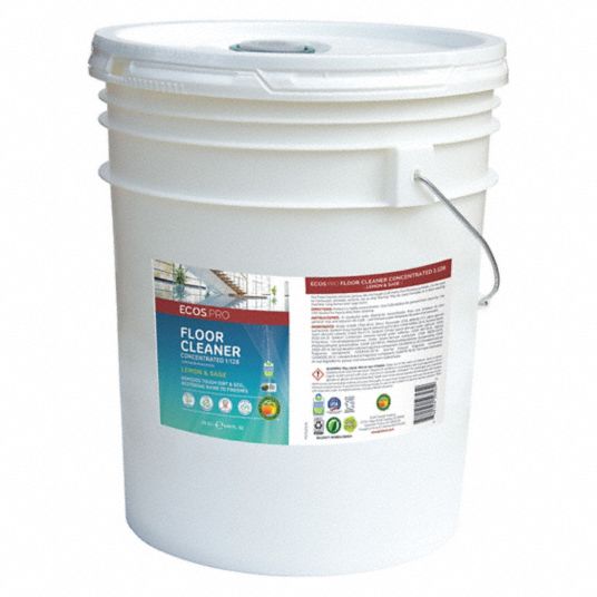 ECOS PRO, Bucket, 5 gal Container Size, Floor Cleaner - 39N003|PL9325 ...