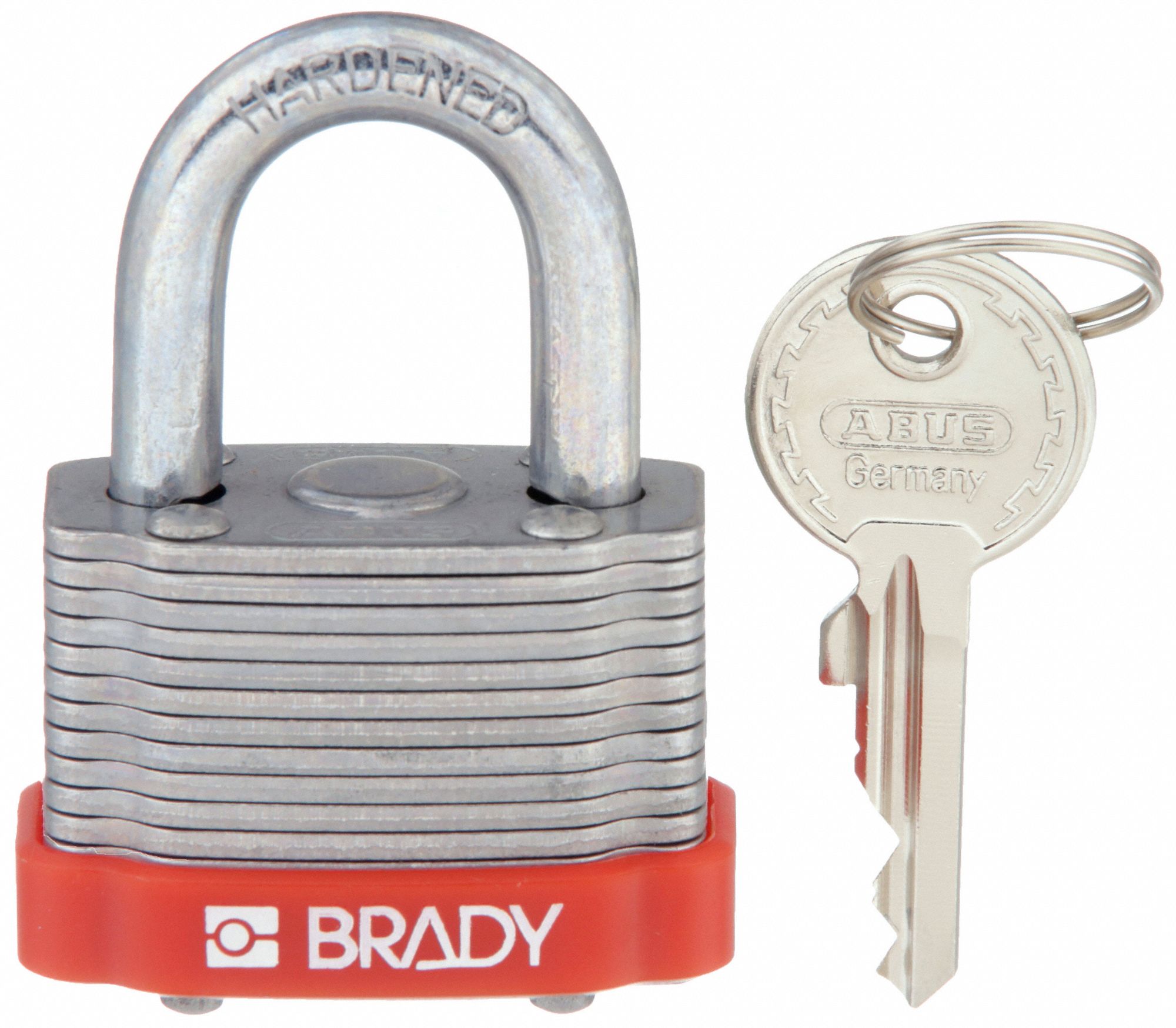 BRADY, Keyed Different, Steel, Keyed Padlock - 39N288|143126 - Grainger