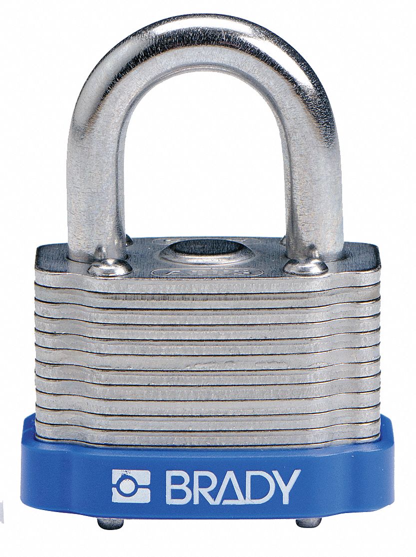 BRADY, Keyed Alike, Steel, Keyed Padlock - 39N322|118973 - Grainger