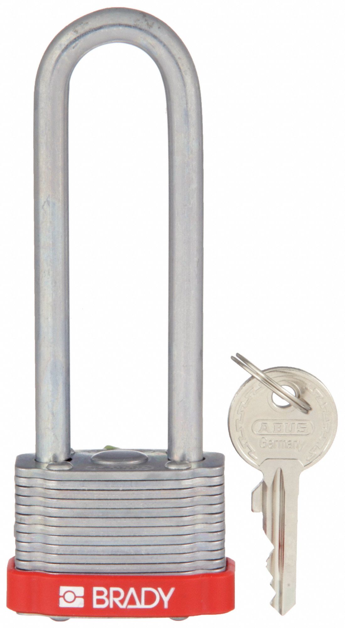 BRADY, Keyed Different, Steel, Keyed Padlock - 39N345|123244 - Grainger