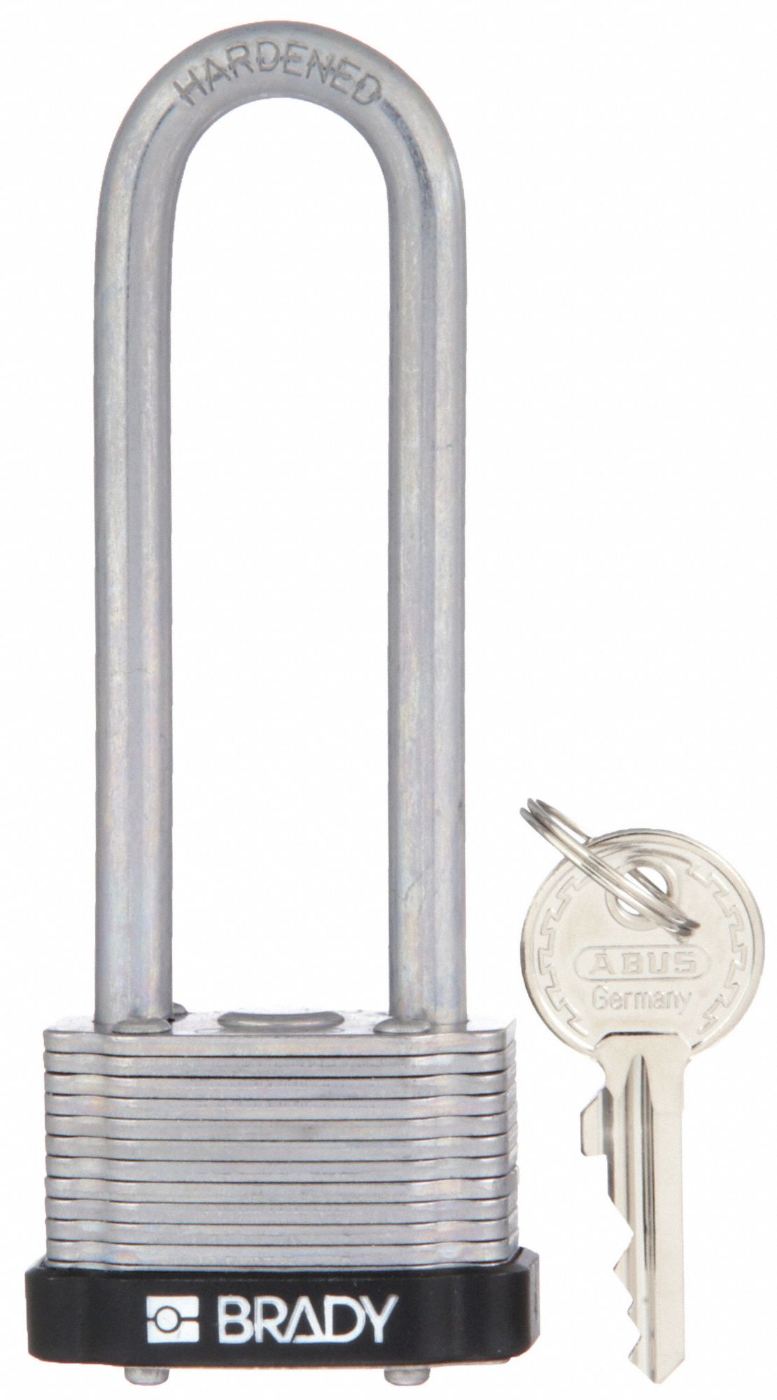 BRADY, Keyed Different, Steel, Keyed Padlock - 39N349|123249 - Grainger