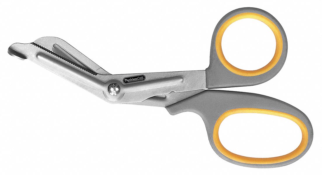PHYSICIANSCARE, Bandage Shear, Titanium, EMT Utility Scissors - 39N834|90292 - Grainger