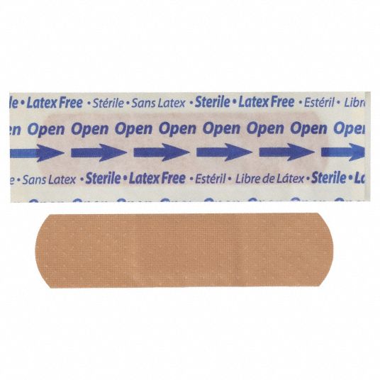 FIRST AID ONLY, Strip Bandages, 3/4 in Wd, Adhesive Bandage - 39N861|1 ...