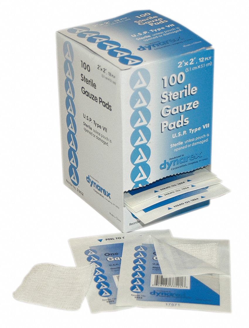 FIRST AID ONLY, Sterile, White, Gauze Pad - 39N957|3-102 - Grainger FIRST AID ONLY, Sterile, White, Gauze Pad - 39N957|3-102 - Grainger