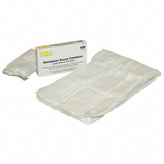 FIRST AID ONLY, 72 in Dressing Lg, 24 in Dressing Wd, Compress - 39N970 ... FIRST AID ONLY, 72 in Dressing Lg, 24 in Dressing Wd, Compress - 39N970 ...