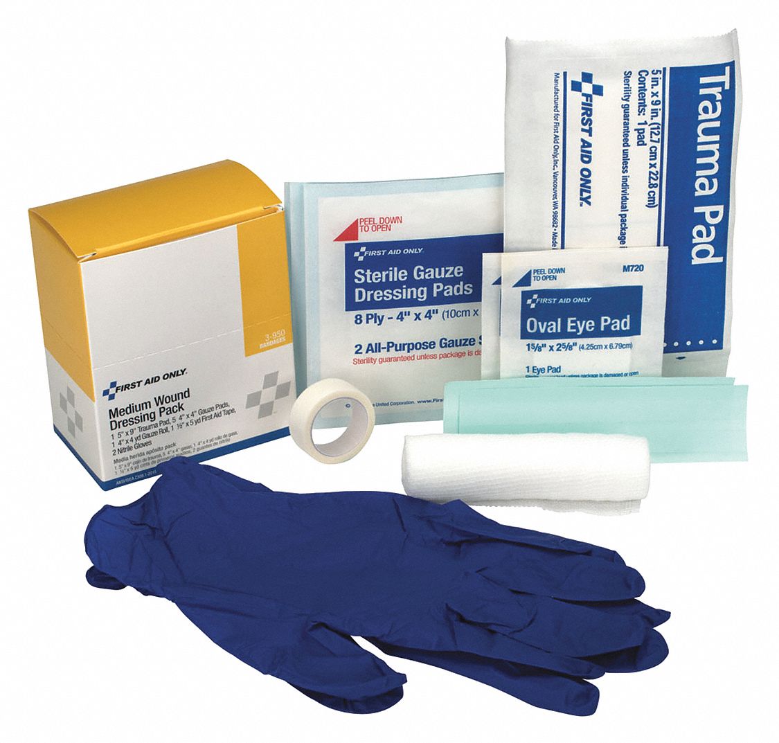 FIRST AID ONLY Sterile White Dressing 39N991 3 950 Grainger