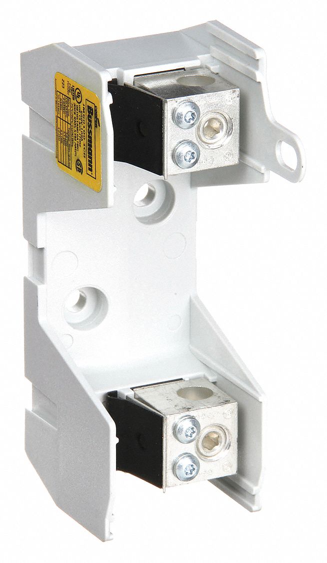 BUSSMANN, Open Block Design, 1 Pole, Fuse Block - 39P346|RM25100-1CR ...