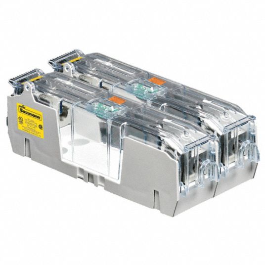 BUSSMANN, Open Block Design, 2 Pole, Fuse Block - 39P382|RM60200-2CR ...