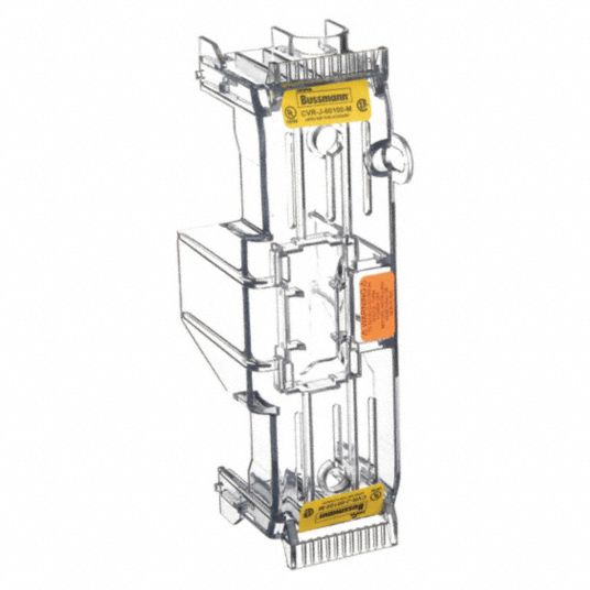 BUSSMANN, For J Fuse Class or Type, 600 V AC, Fuse Block Cover - 39P411 ...