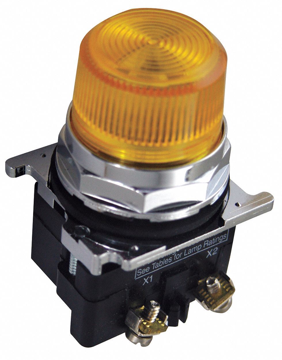 EATON Pilot Light Complete, 30 mm, 120V AC Voltage, Lamp Type: LED ...