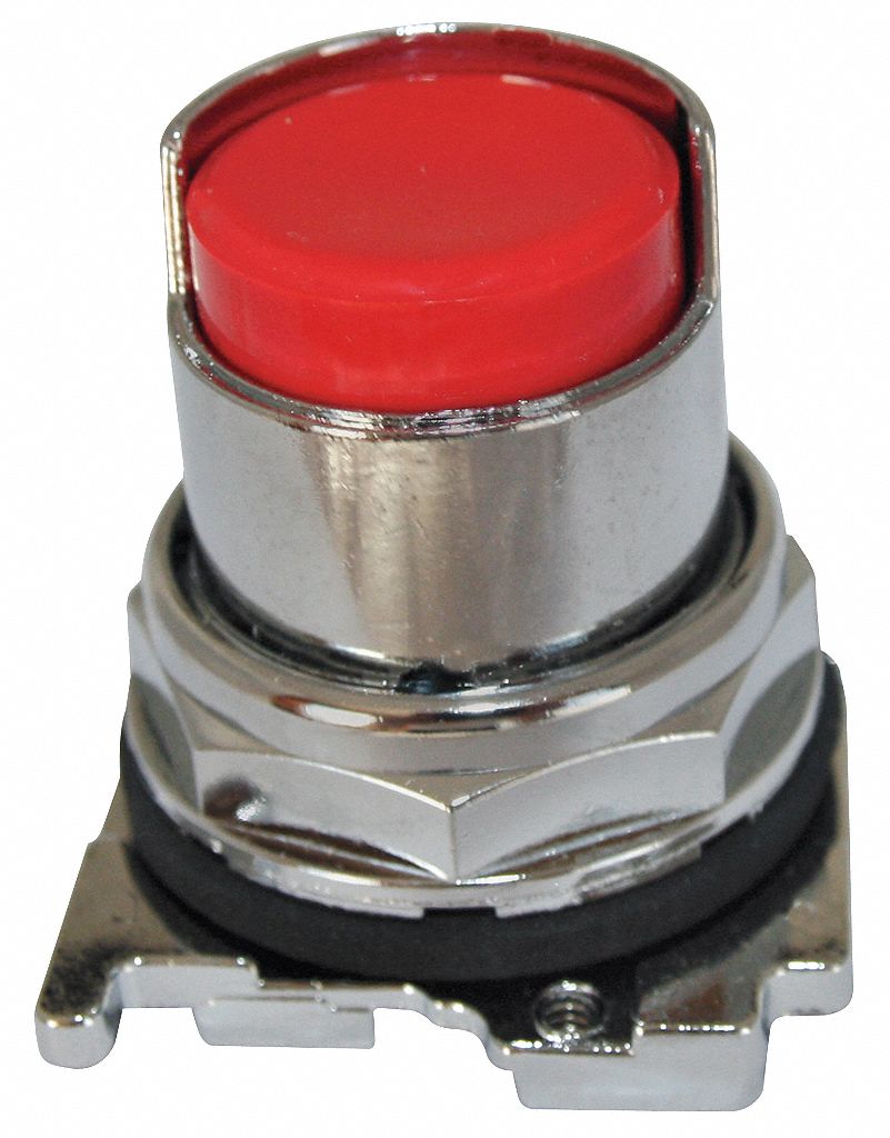EATON Push Button Operator, Metal, Momentary Push, Red, 12, 13, 3, 3R ...