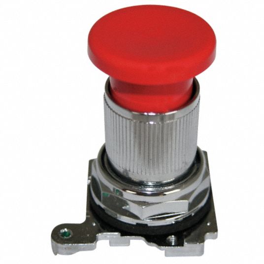 EATON, 30 mm, Non-Metallic, Emergency Stop Push Button - 39P950 ...