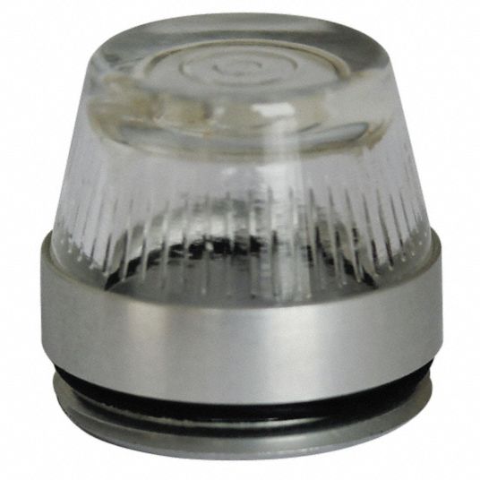 EATON, 30 mm Panel Mounting Hole Dia, Clear, Pilot Light Lens - 39P982 ...