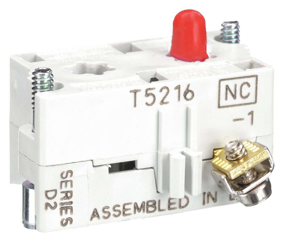 EATON, 30 mm Panel Mounting Size, 1NC, Contact Block - 39R023|10250T51 ...