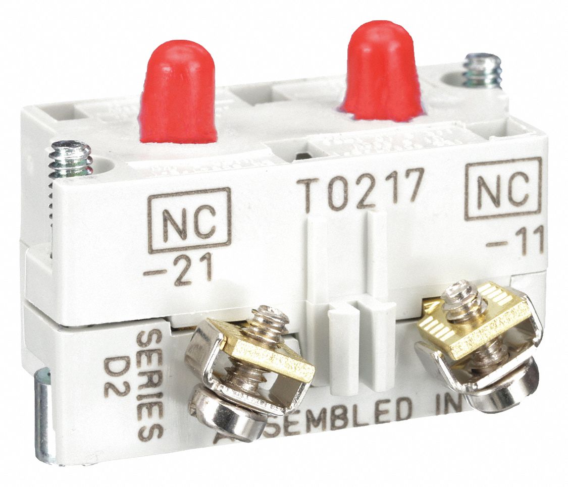 EATON, 30 mm Panel Mounting Size, 2NC, Contact Block - 39R026|10250T3 ...