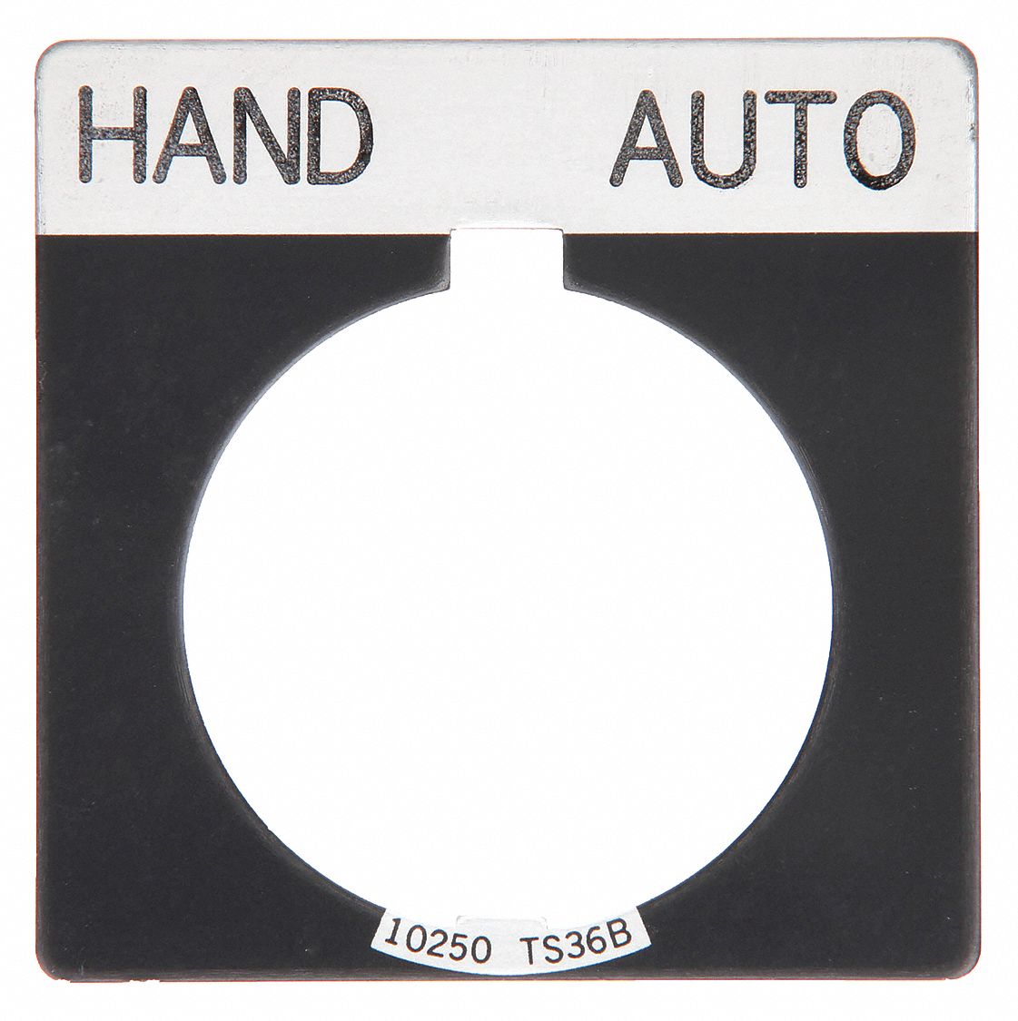 30 mm Panel Mounting Size, Square, Legend Plate - 39R154|10250TS39 ...