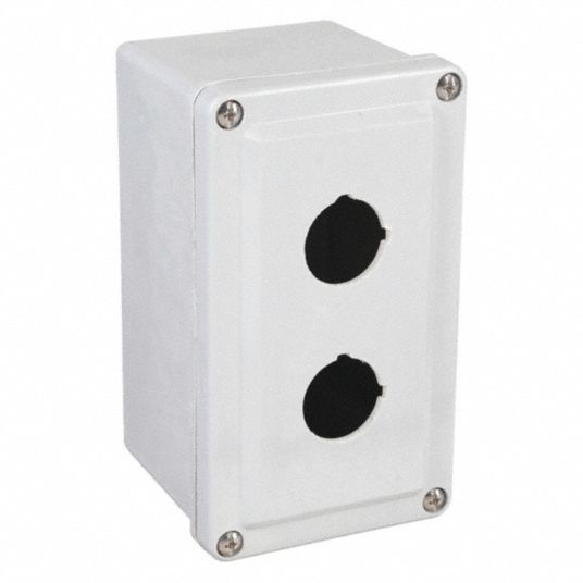 EATON, 30mm, 2 Holes, Push Button Enclosure - 39R230|E34N52 - Grainger