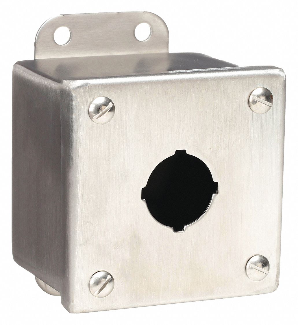 EATON, 30mm, 1 Holes, Push Button Enclosure - 39R233|10250TN33 - Grainger