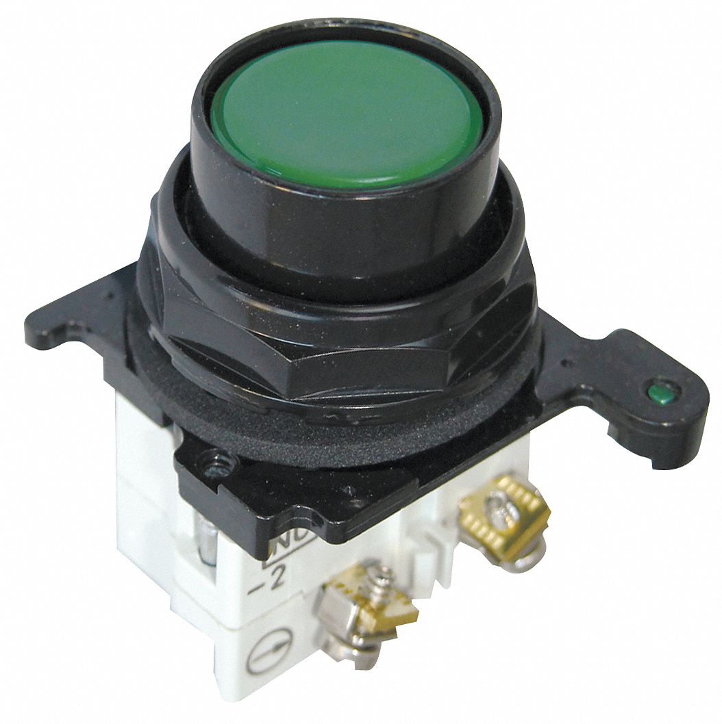 EATON, 30 mm Size, Momentary Push, Non-Illuminated Push Button - 39R273 ...