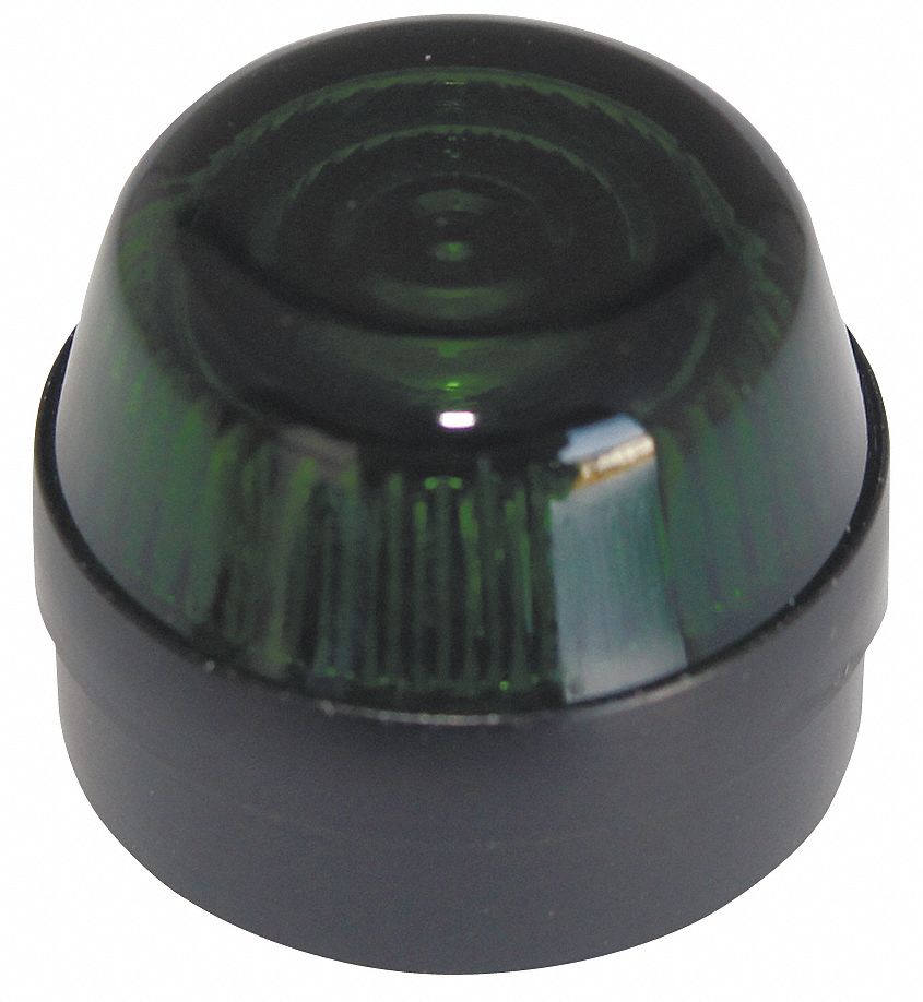 EATON, 30 mm Panel Mounting Hole Dia, Green, Pilot Light Lens - 39R364 ...