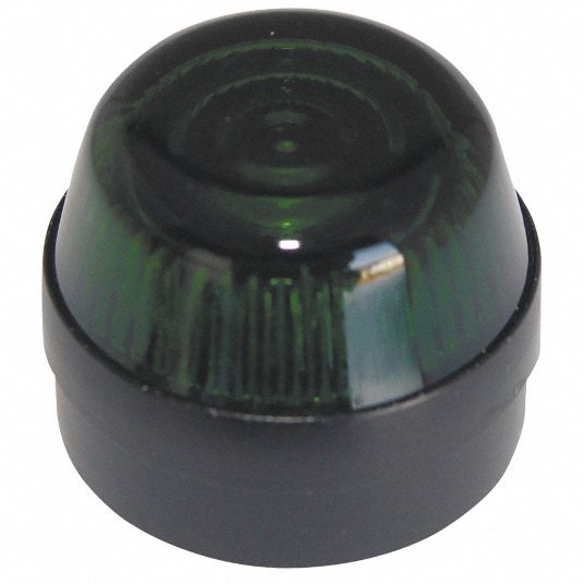 EATON, 30 mm Panel Mounting Hole Dia, Green, Pilot Light Lens - 39R364 ...