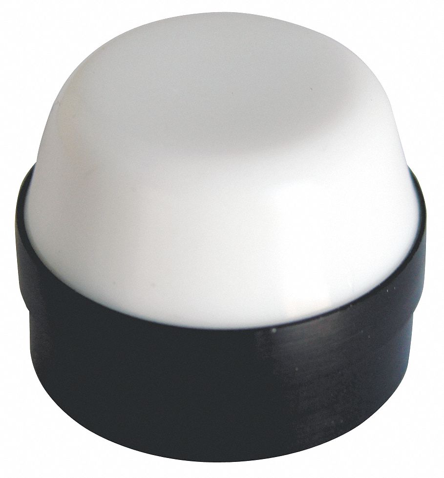 EATON, 30 mm Panel Mounting Hole Dia, White, Pilot Light Lens - 39R366 ...