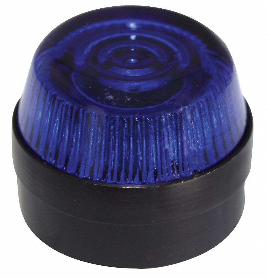 EATON, 30 mm Panel Mounting Hole Dia, Blue, Pilot Light Lens - 39R367 ...