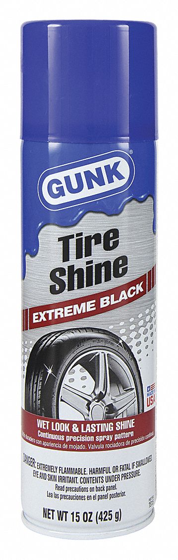 GUNK, Liquid, Solvent, Tire Shine - 54YK37|TS15 - Grainger