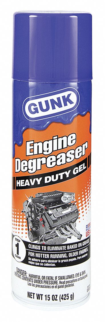 GUNK, Solvent Based, Aerosol Spray Can, Engine Degreaser - 54XU69|EBGEL ...