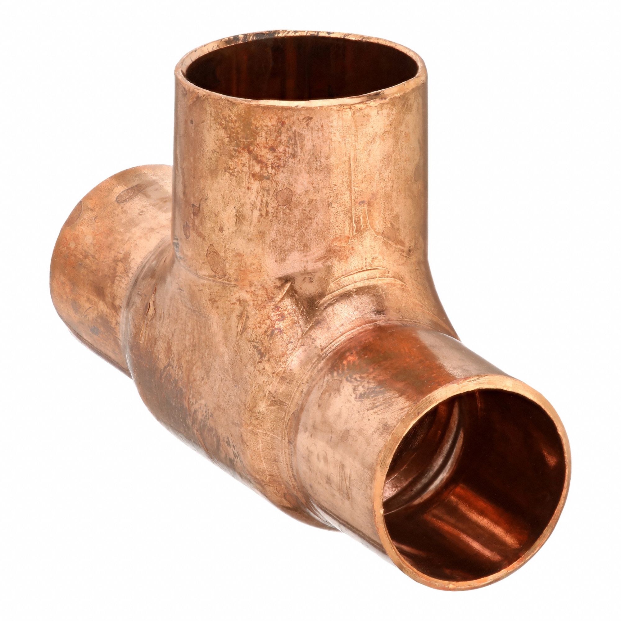 NIBCO, 1/4 in CTS x 1/4 in CTS x 1/2 in CTS, Cup x Cup x Cup, Sweat ...