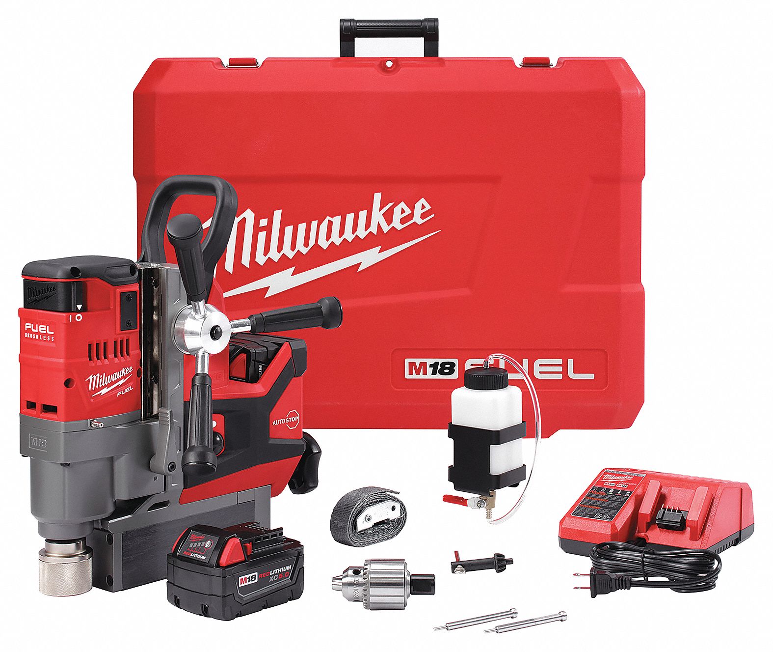 Lineman Magnetic Drill Kit, Permanent Magnet Type - Grainger