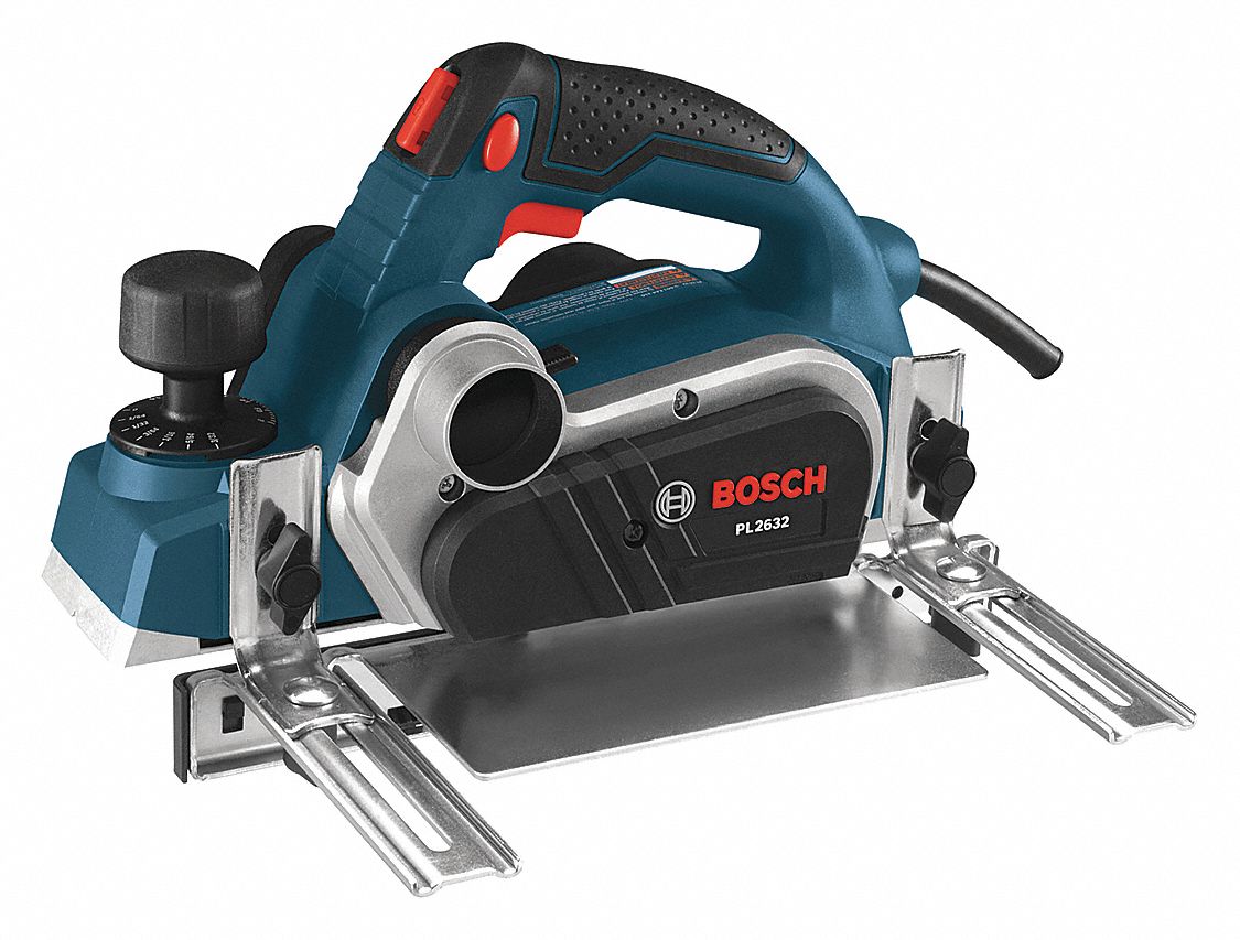 BOSCH, Flat, 120V AC, Corded Hand Planer - 39RY32|PL2632K - Grainger