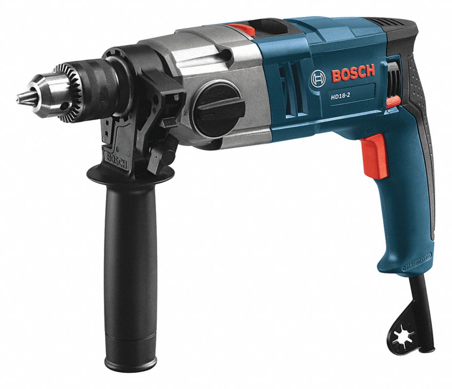 BOSCH Taladro Percutor, 1/2", 0 a 19,550/0 a 51,000 - 39RY34 | HD18-2 ...