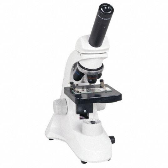Microscope, Monocular, 40X to 400X Optical Magnification, Light Source ...