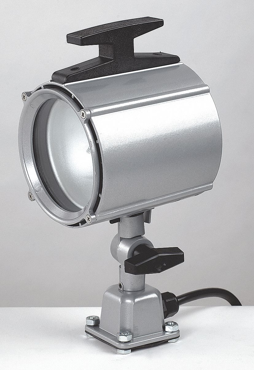 ELECTRIX Pivoting Head Task Light, Halogen, 2 in Arm Length, 1700 ...