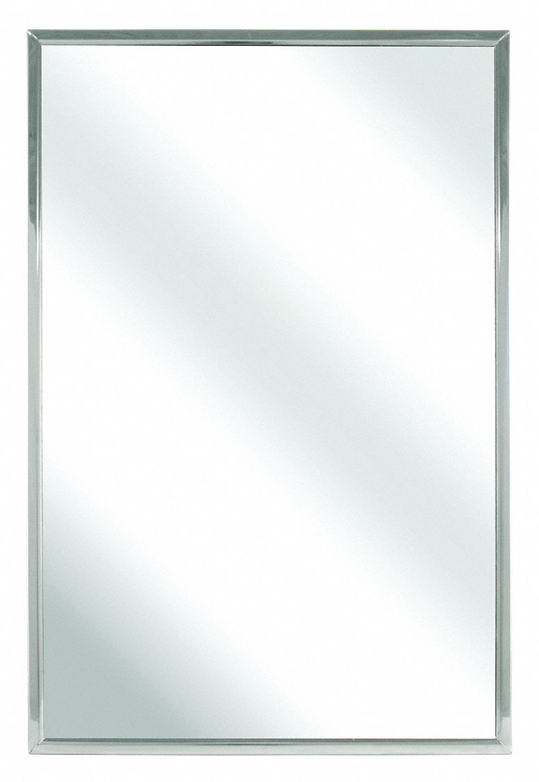 BRADLEY, Square, 36 in x 36 in, Channel Frame Mir,36 X 36 - 39V222|781 ...