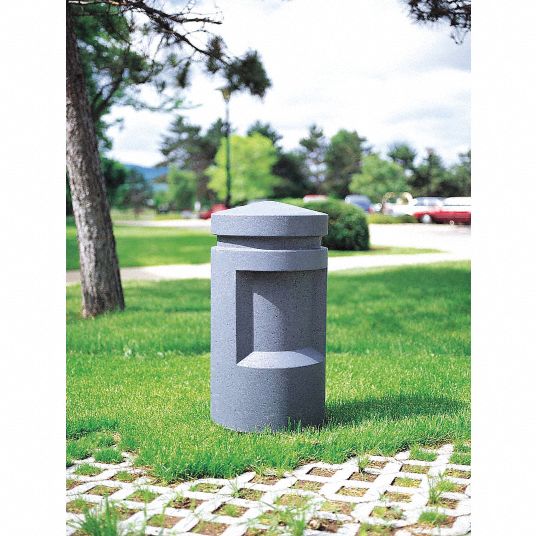 36 in Overall Ht, 18 in Overall Wd, Decorative Bollard - 39UP80 ...