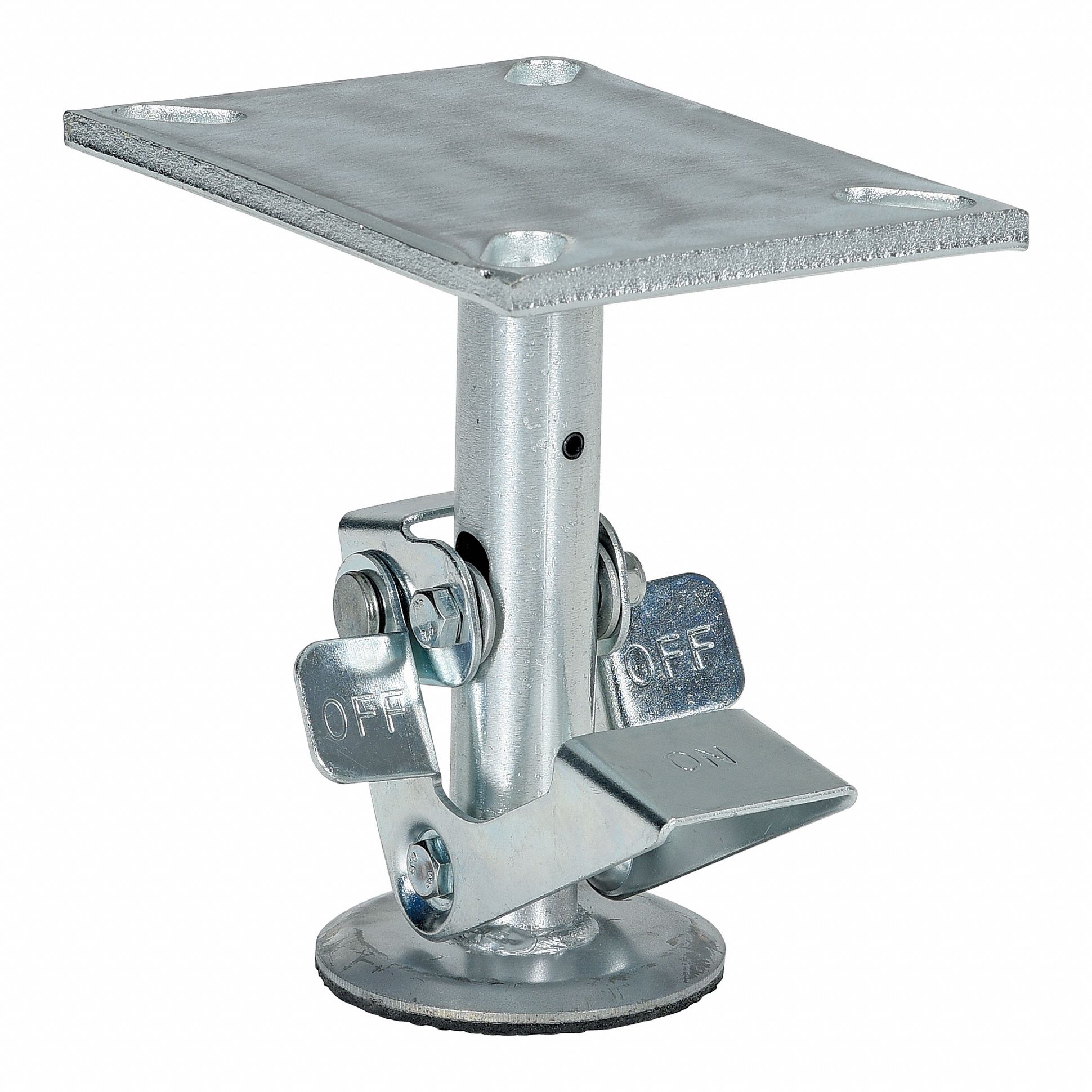 For 6 in Wheel Dia, 7 in Floor Lock Retracted Ht, Floor Lock - 39UT66 ...