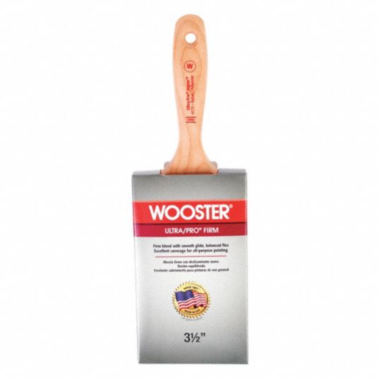 WOOSTER, Wall Brush, 3-1/2 in, Paint Brush - 39UU27|4173-3 1/2 - Grainger