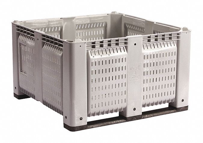 DECADE PRODUCTS, 28.7 cu ft, 48 in x 48 in x 28 1/2 in, Bulk Container ...