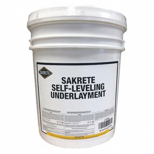 SAKRETE, Self-Leveling Underlayment, Cement, Concrete Leveling Compound - 39UV59|120035 - Grainger