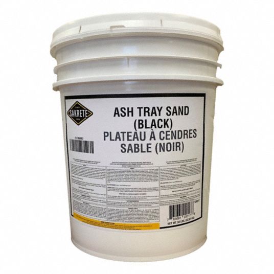 SAKRETE, Black, Ashtray Sand - 39UV67|120017 - Grainger